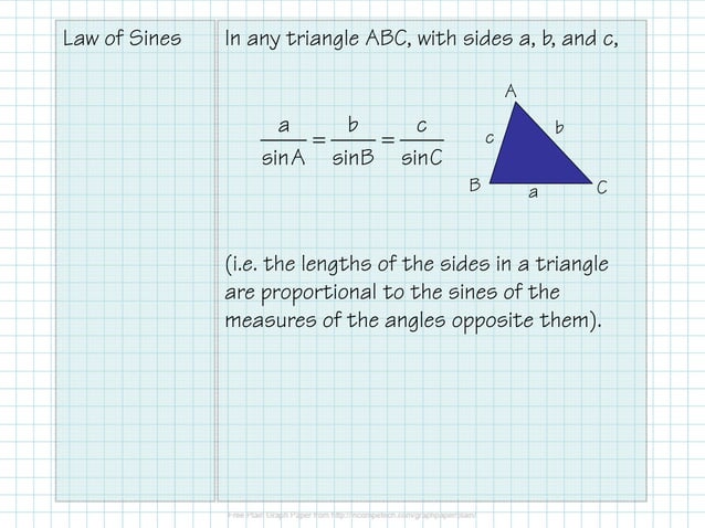 Obj. 43 Laws of Sines and Cosines | PDF | Physics | Science
