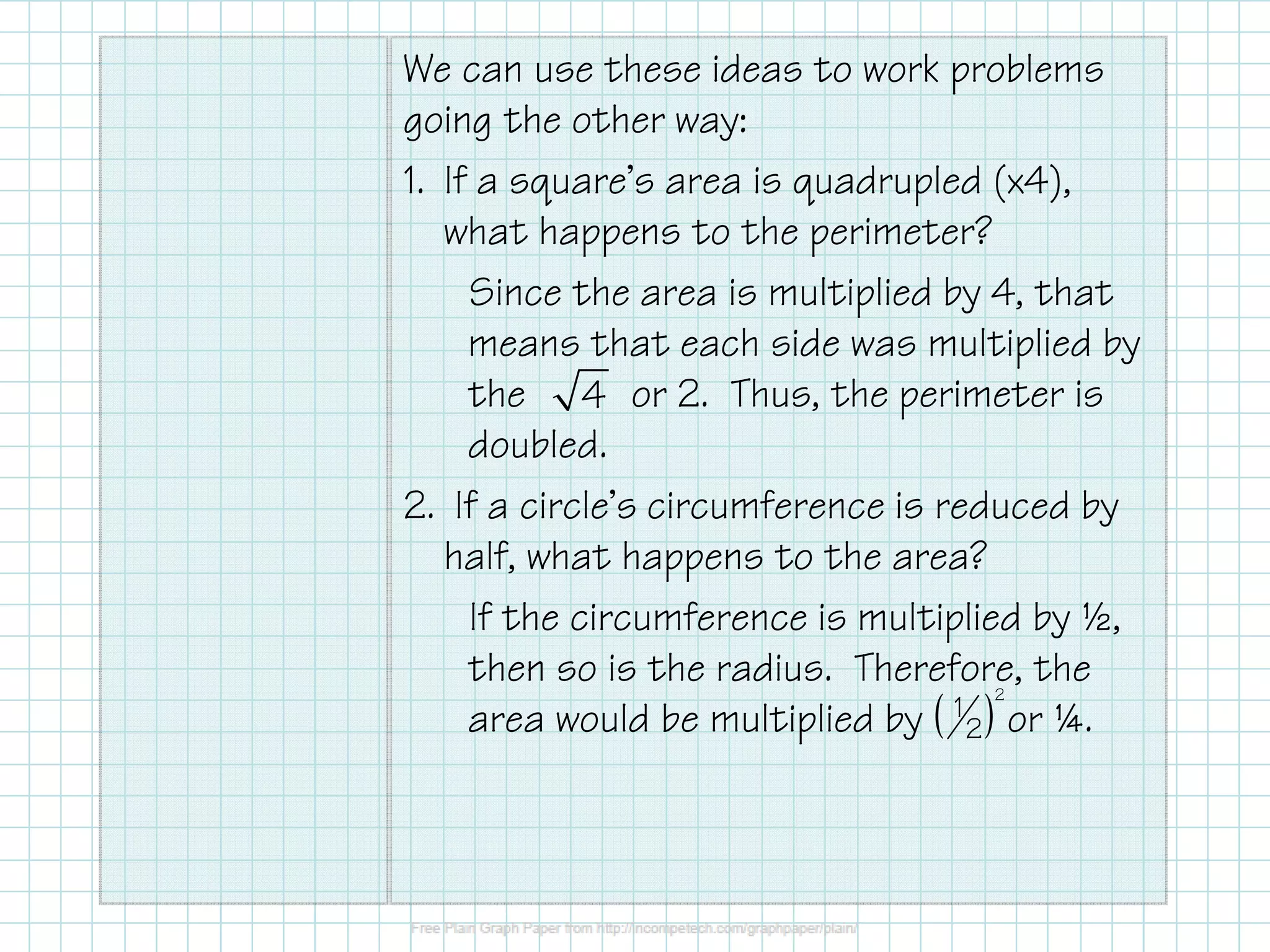 Obj. 47 Effects of Changing Dimensions | PDF