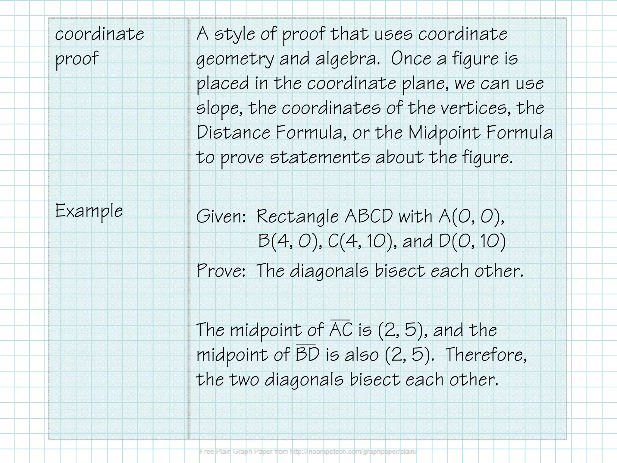 Obj. 19 Coordinate Proof | PPT