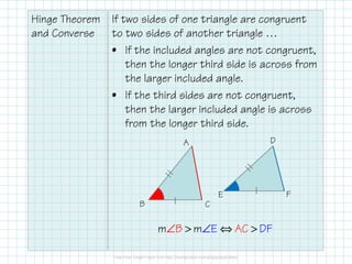 Obj. 22 Triangle Inequalities | PDF
