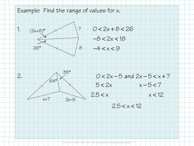 Obj. 22 Triangle Inequalities | PPT