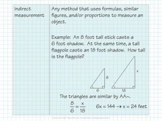 Obj. 31 Similar Triangle Properties | PDF