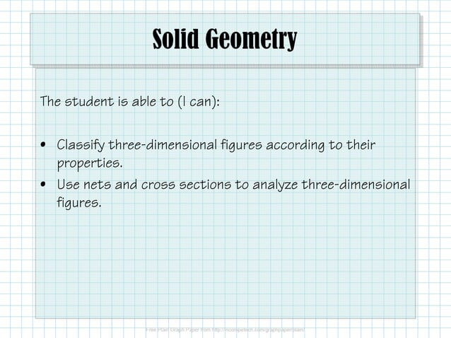 Obj. 42 Solid Geometry | PPT