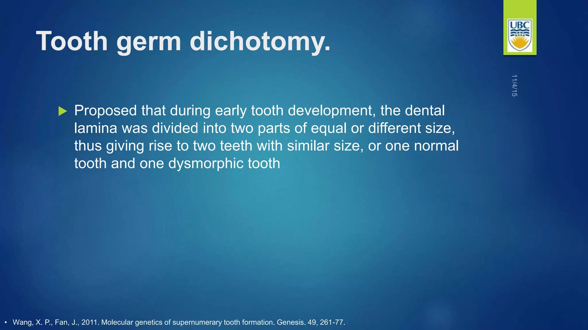 Supernumerary Teeth | PPTX
