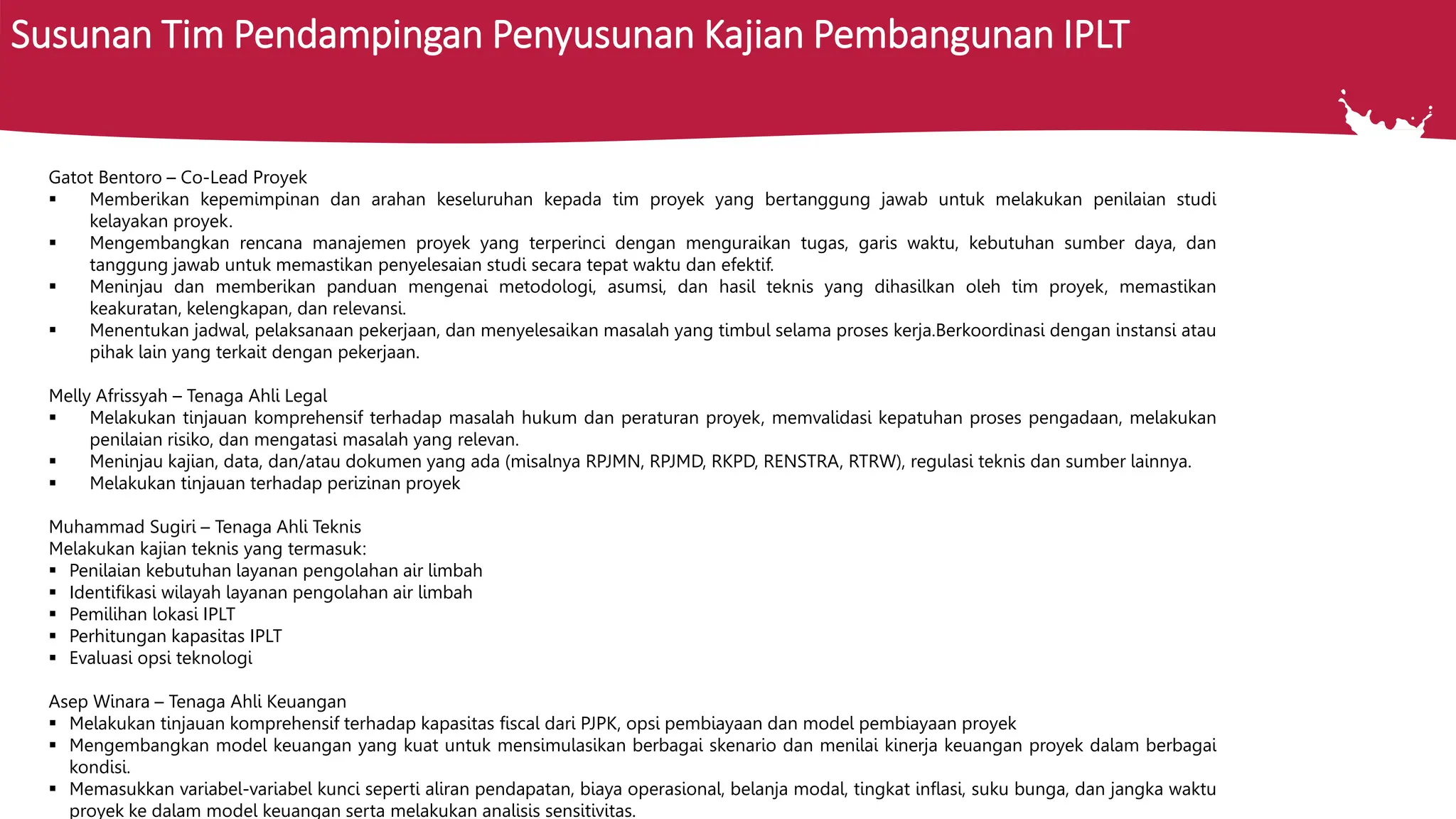Project Brief - IPLT Sidoarjo dan Pasuruan | PPTX