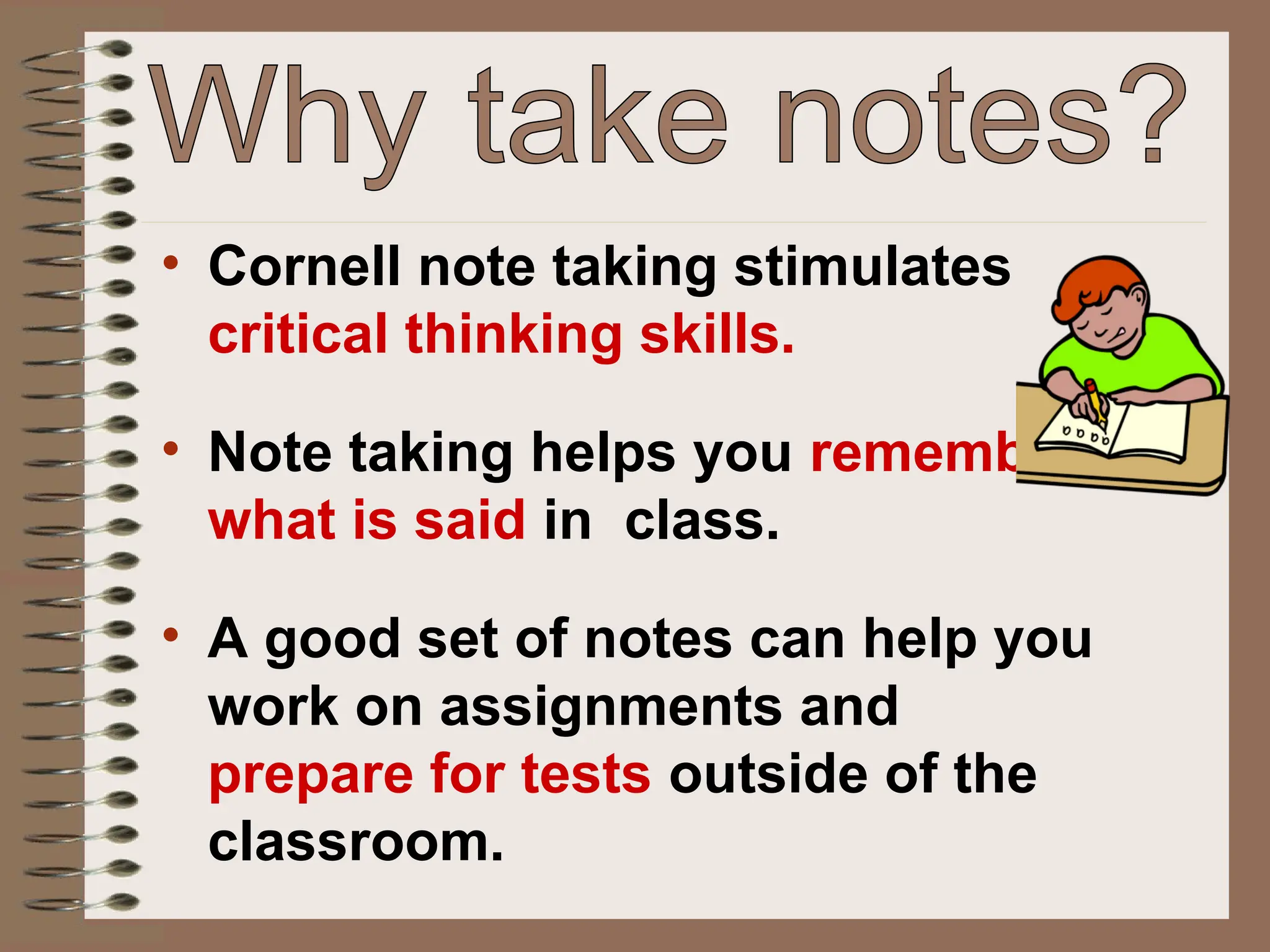 OBJ 3 - Students Cornell Notes history of notes.ppt