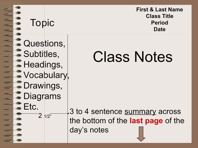 OBJ 3 - Students Cornell Notes history of notes.ppt