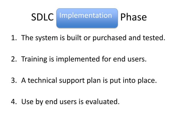 Obj 6 Stages of SDLC.pptx | Operating Systems | Computer Software and ...