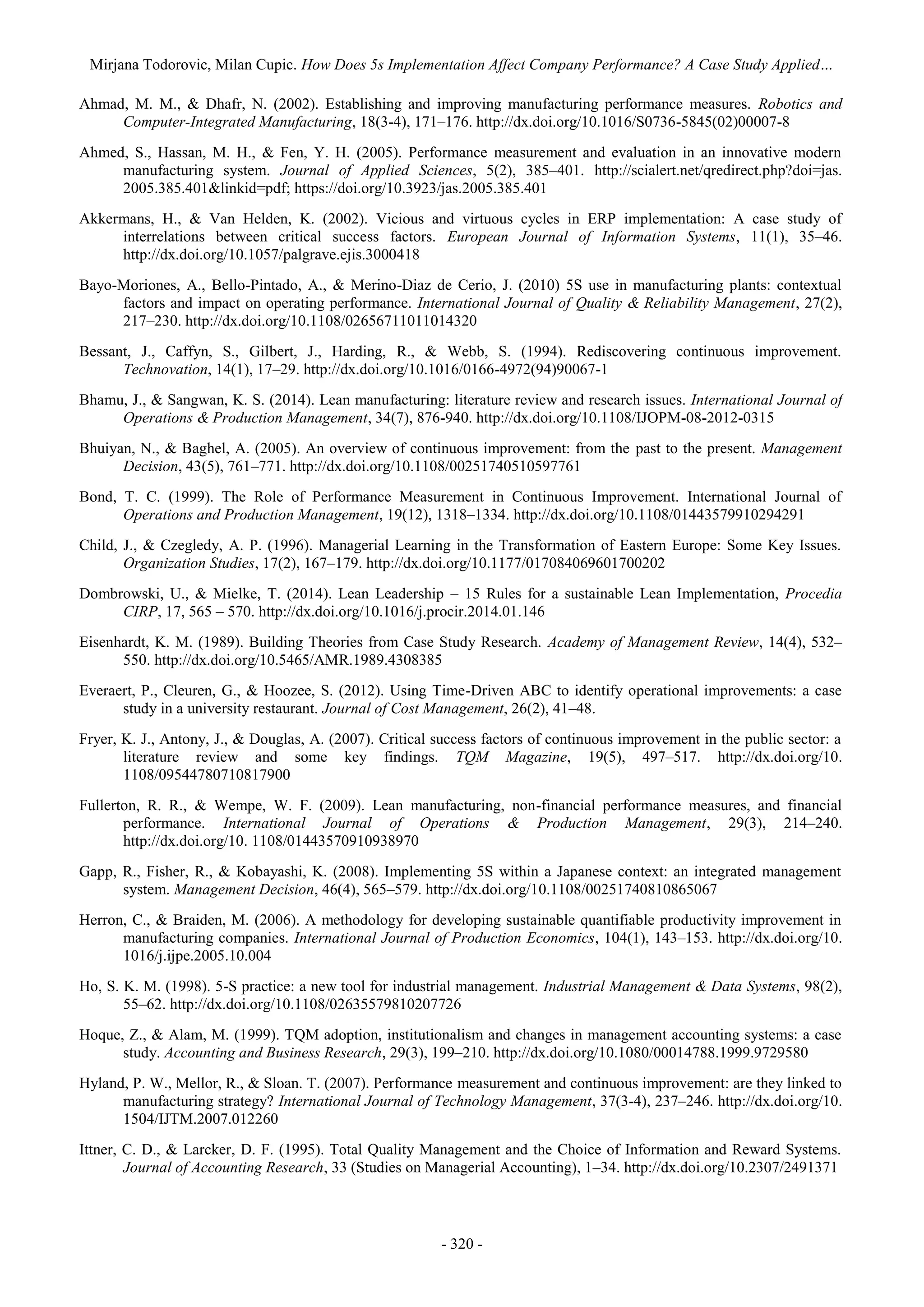 5s Implementation Affect Company Performance | PDF