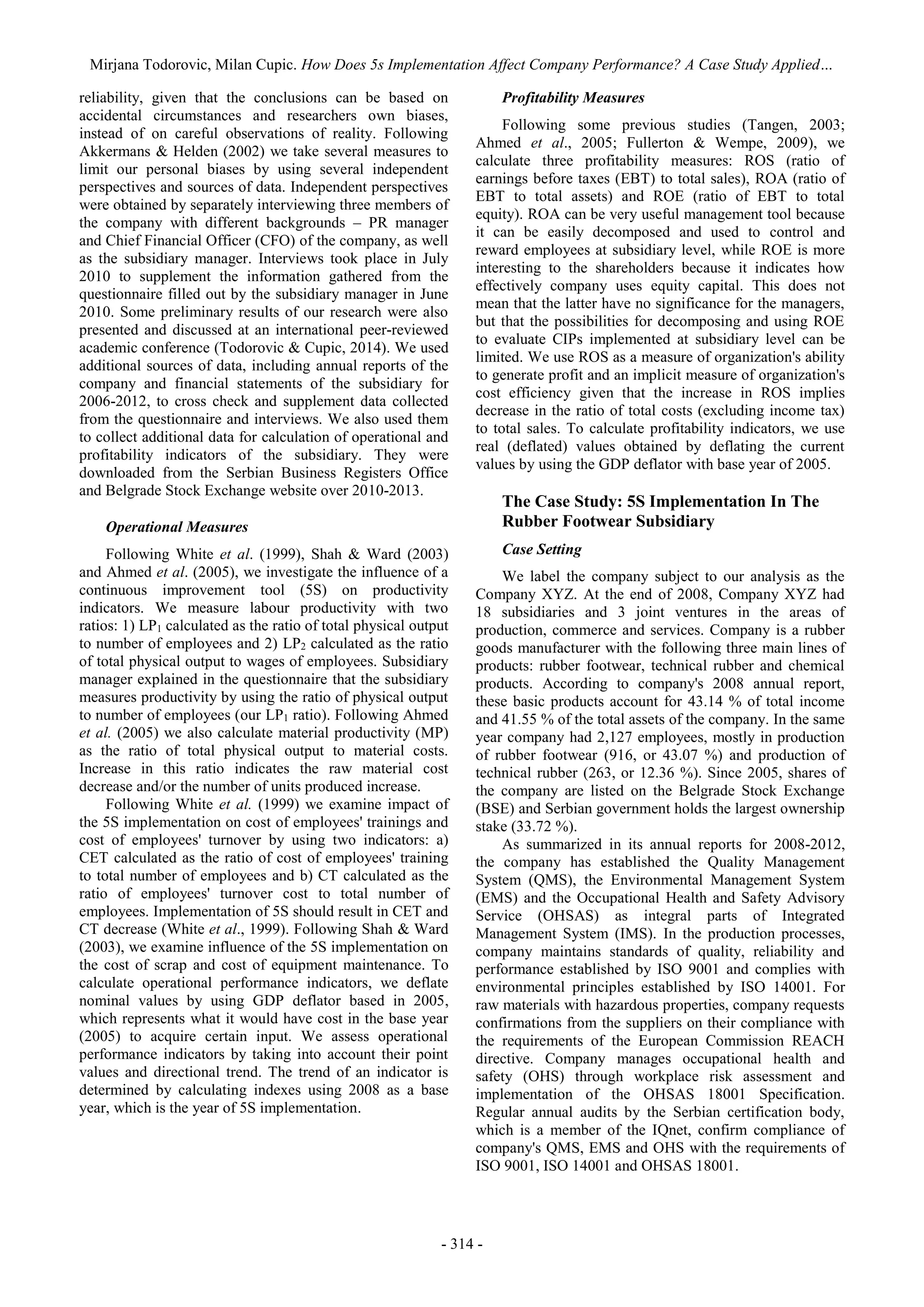 5s Implementation Affect Company Performance | PDF