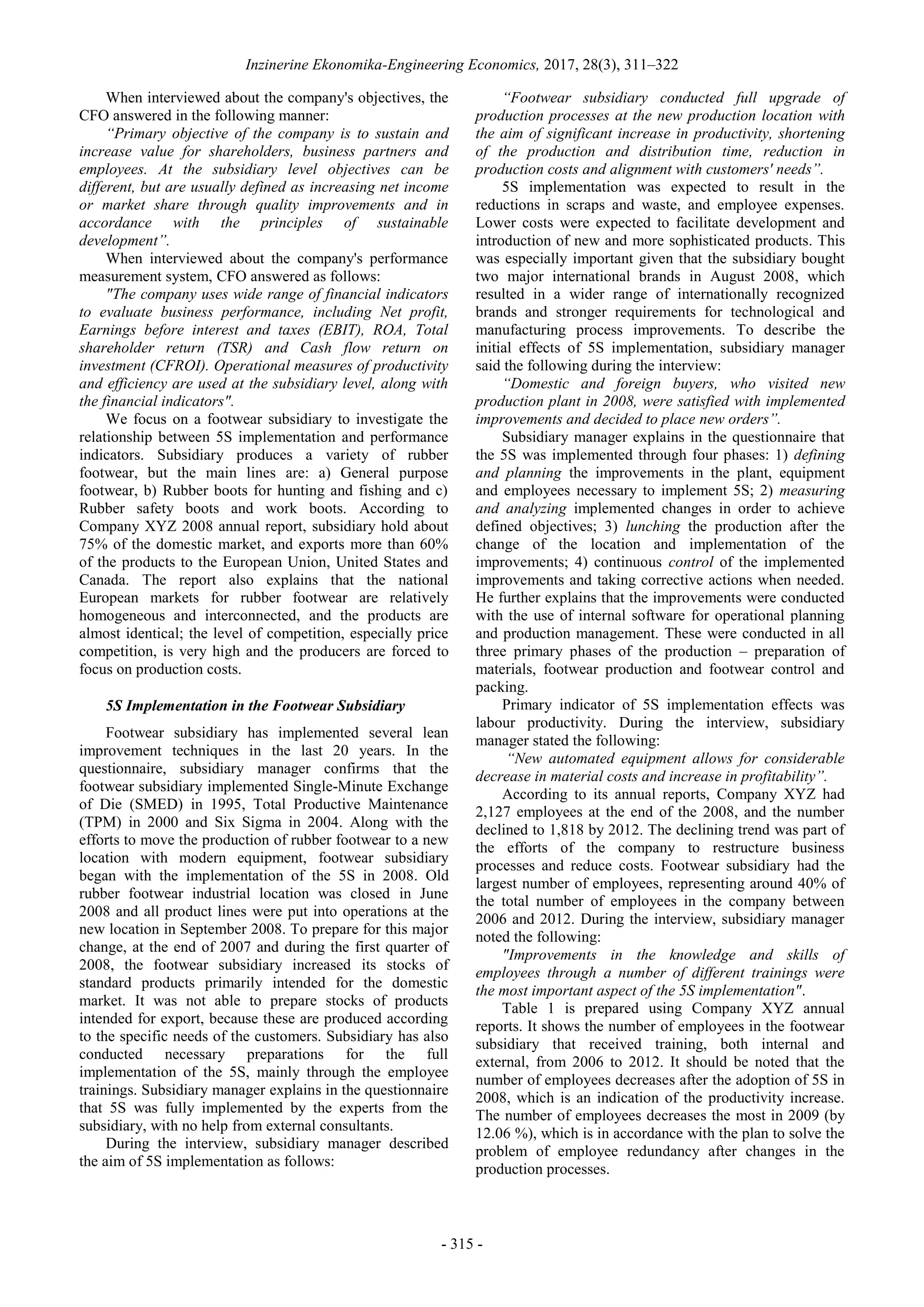 5s Implementation Affect Company Performance | PDF