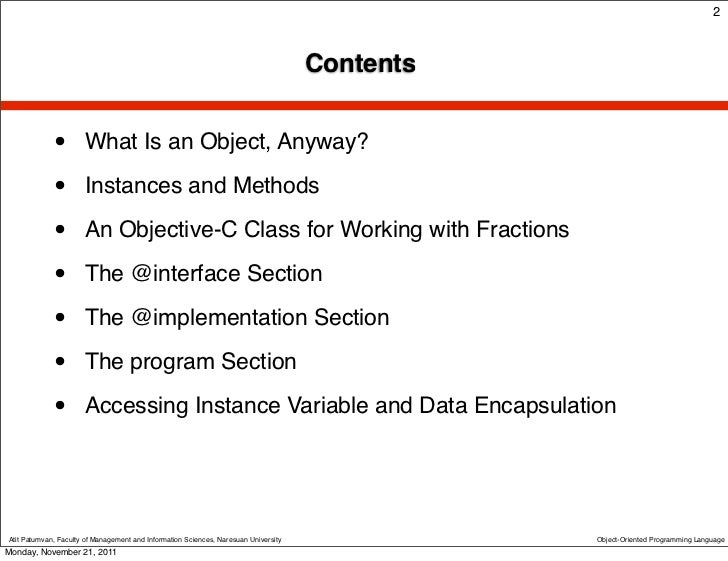 OOP Chapter 3: Classes, Objects and Methods