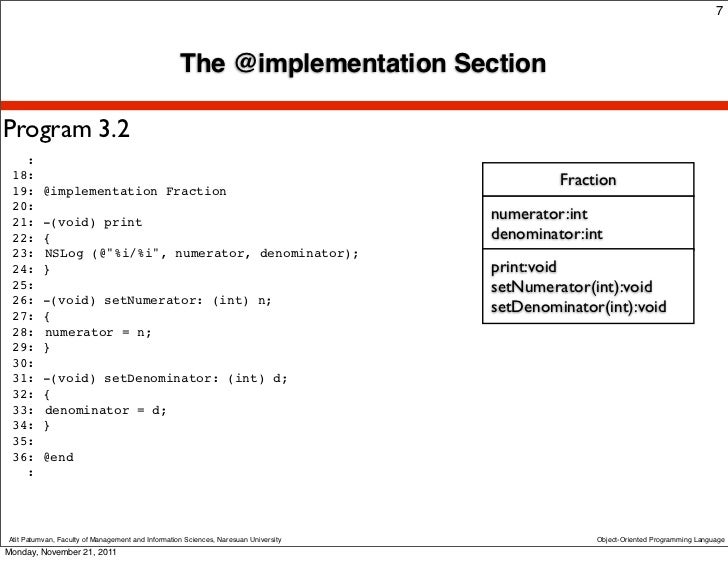 OOP Chapter 3: Classes, Objects and Methods OOP Chapter 3: Classes, Objects and Methods