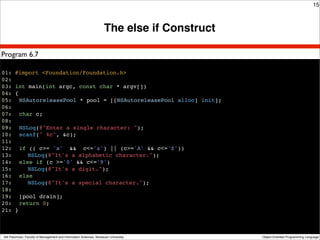 OOP Chapter 6: Making Decisions | PDF | Programming Languages | Computing