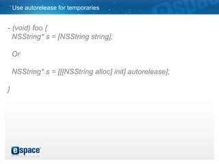 Objective C Memory Management | PPT