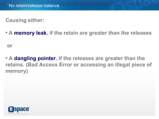 Objective C Memory Management | PPT