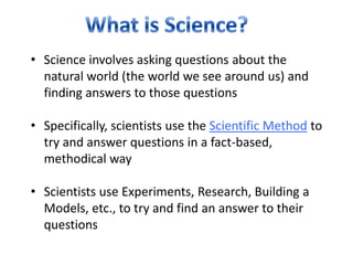 Objective One: The Nature of Science | PPT