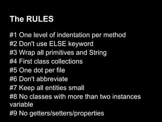 Object Calisthenics | PDF