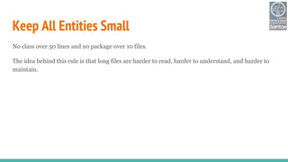 Object calisthenics | PPT