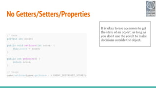 Object calisthenics | PPT