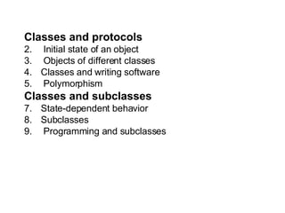 Object Concepts Chapter 6 | PPT