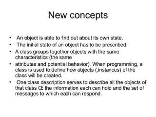 Object Concepts Chapter 6 | PPT