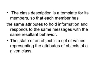 Object Concepts Chapter 6 | PPT
