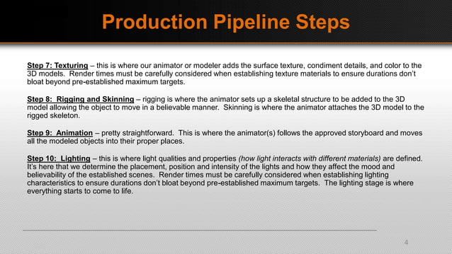 Object Oriented 3D Animation Pipeline | PPTX | Computer Animation ...