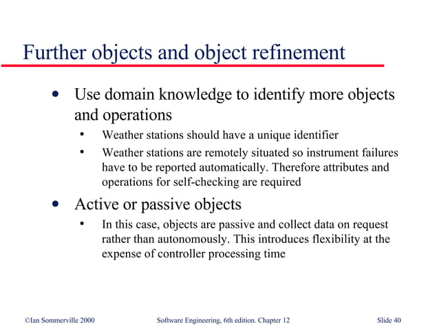 Object Oriented Design in Software Engineering SE12 | PPT