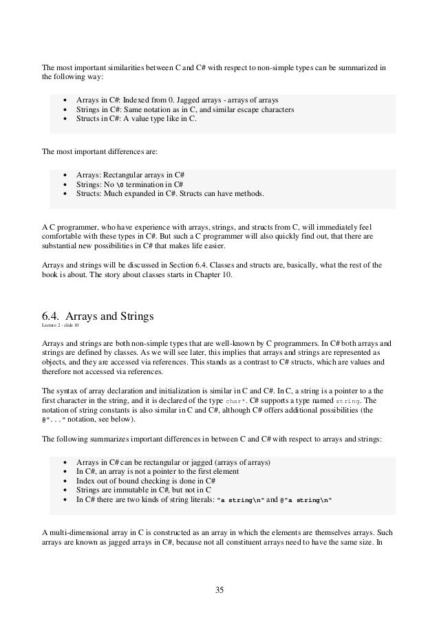 Object Oriented Programming In C Sharp