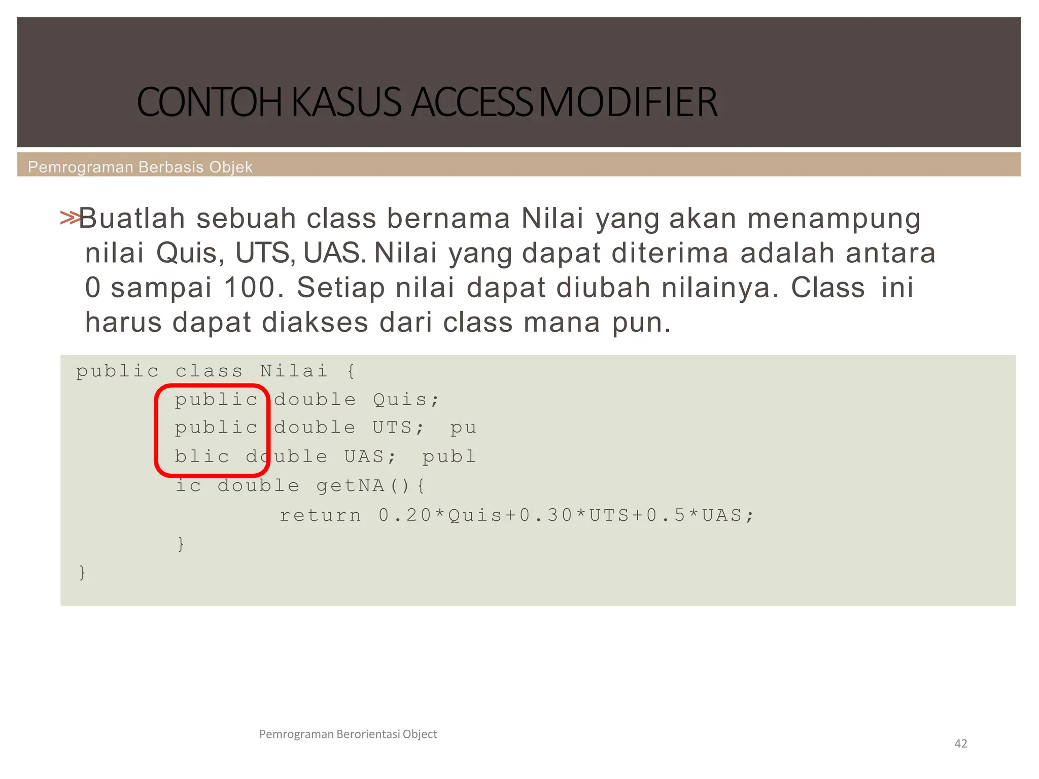 Object Oriented Programming New Ooppptx