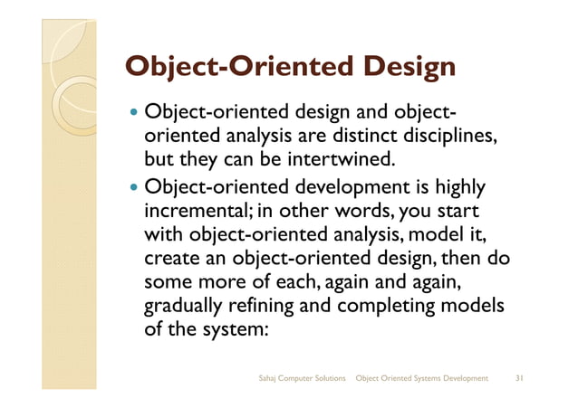 Object oriented-systems-development-life-cycle ppt | PDF Object oriented-systems-development-life-cycle ppt | PDF