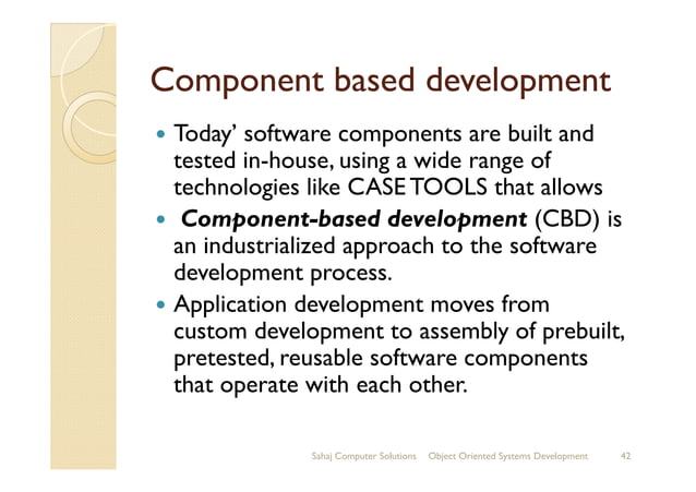 Object oriented-systems-development-life-cycle ppt | PDF | Operating Systems | Computer Software ...