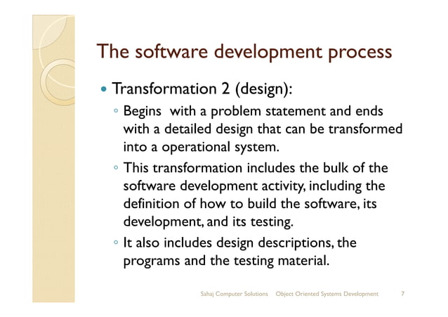 Object oriented-systems-development-life-cycle ppt | PDF | Operating ...