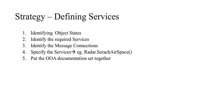 Object Oriented Analysis (Coad-Yourdon) | PPTX | Computing | Technology ...