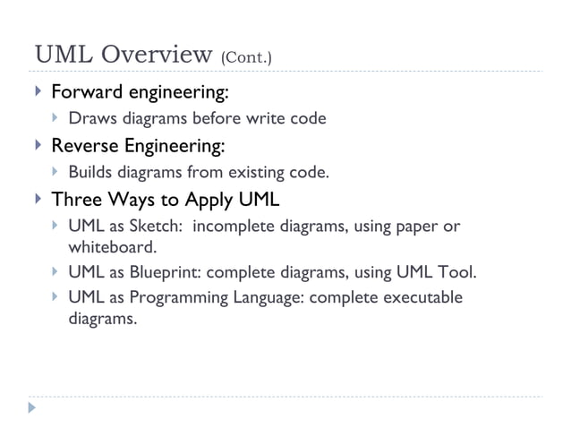 Object Oriented Analysis And Design With Uml2 Part1 Ppt 