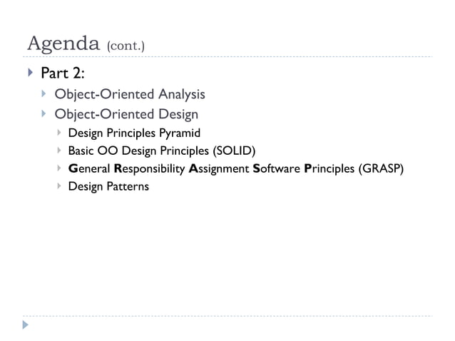 Object Oriented Analysis and Design with UML2 part1 | PPT