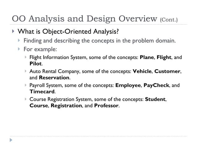 Object Oriented Analysis and Design with UML2 part1 | PPT