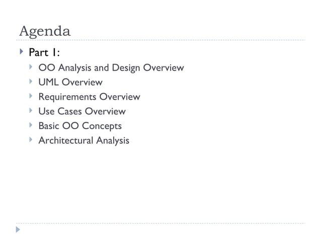 Object Oriented Analysis And Design With Uml2 Part2 Ppt Web