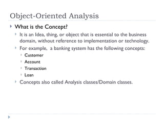 Object Oriented Analysis and Design with UML2 part2 | PPT