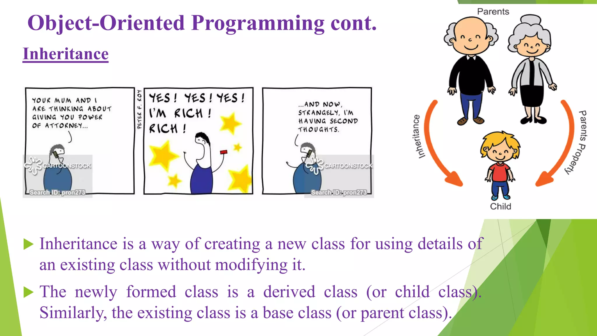 Object Oriented Approach In Python Programming Ppt