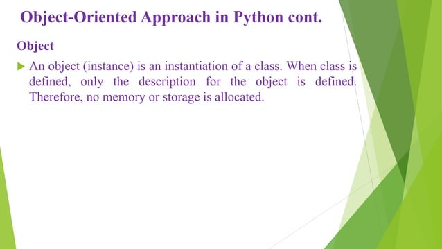 Object Oriented Approach In Python Programming 0246