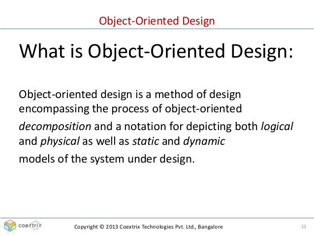 Object oriented design part-1