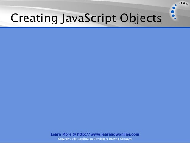 Object Oriented Javascript