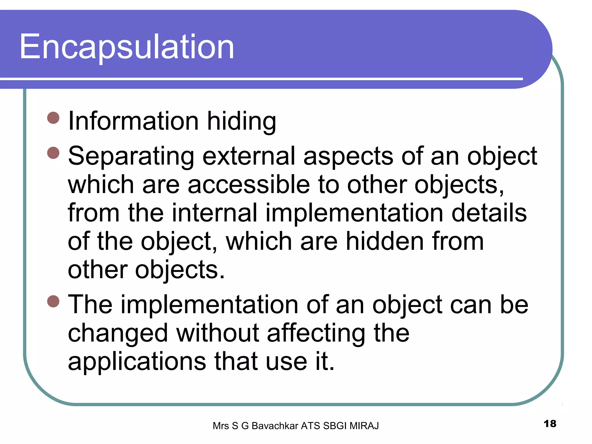 Object Oriented Modeling And Design Ppt 8877