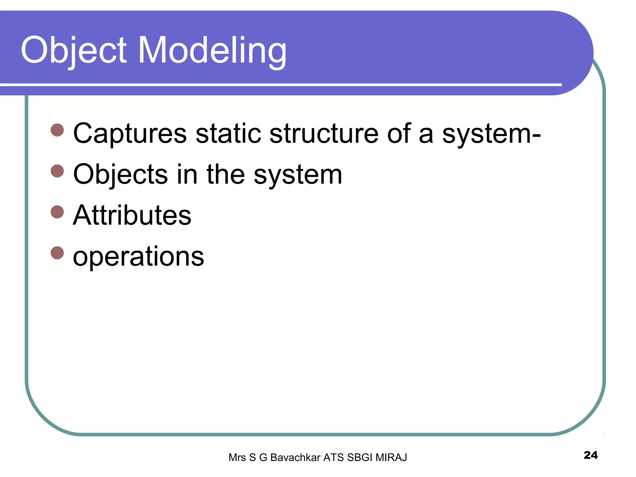 Object Oriented Modeling And Design Ppt