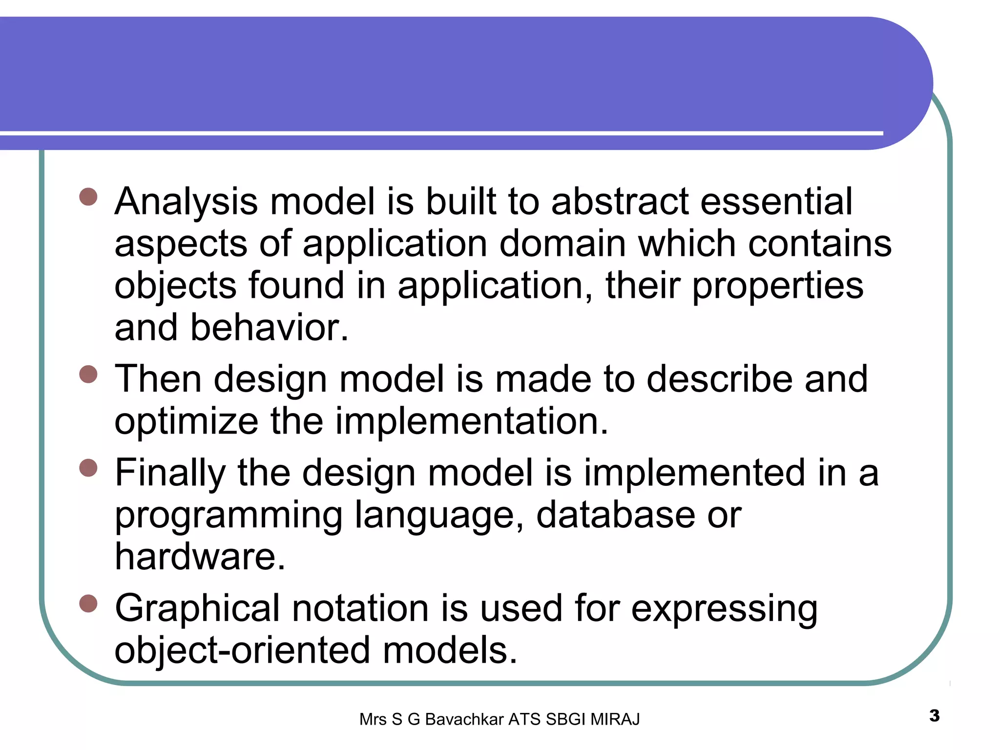 Object Oriented Modeling And Design Ppt