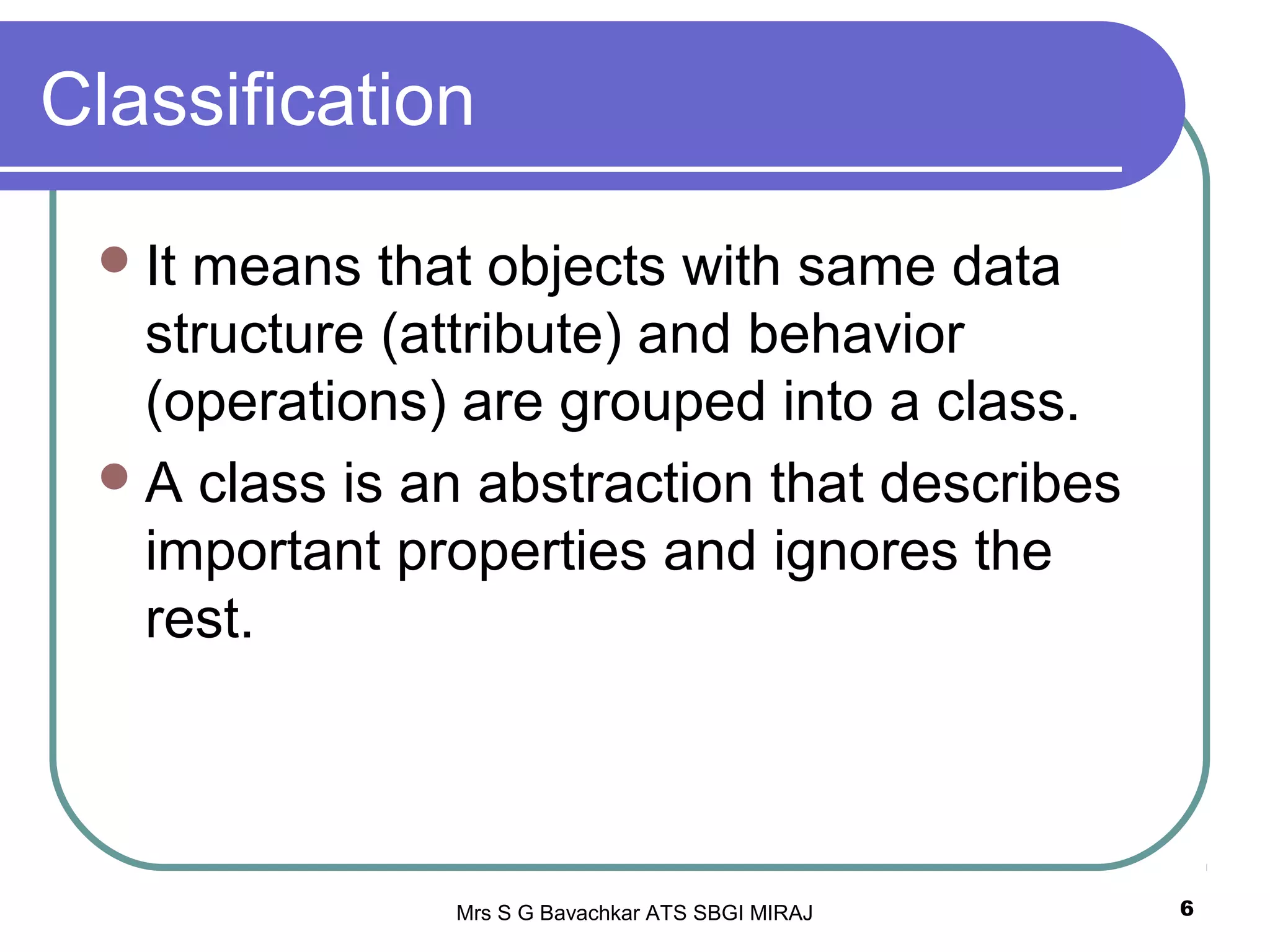 Object oriented modeling and design | PPT