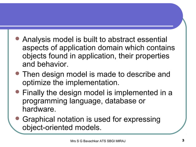 Object oriented modeling and design | PPT