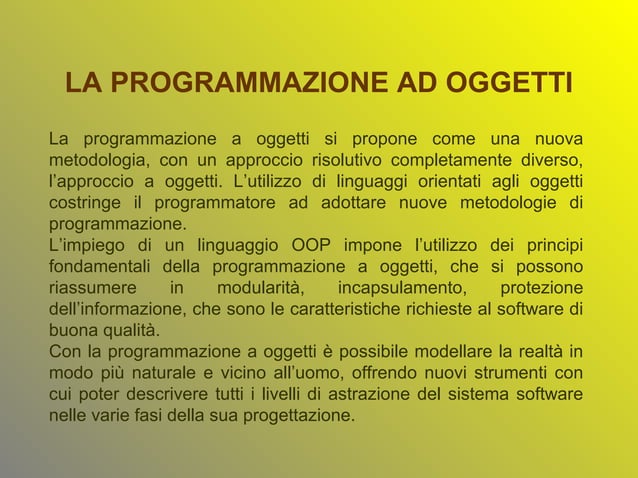 Object oriented programming | PPT